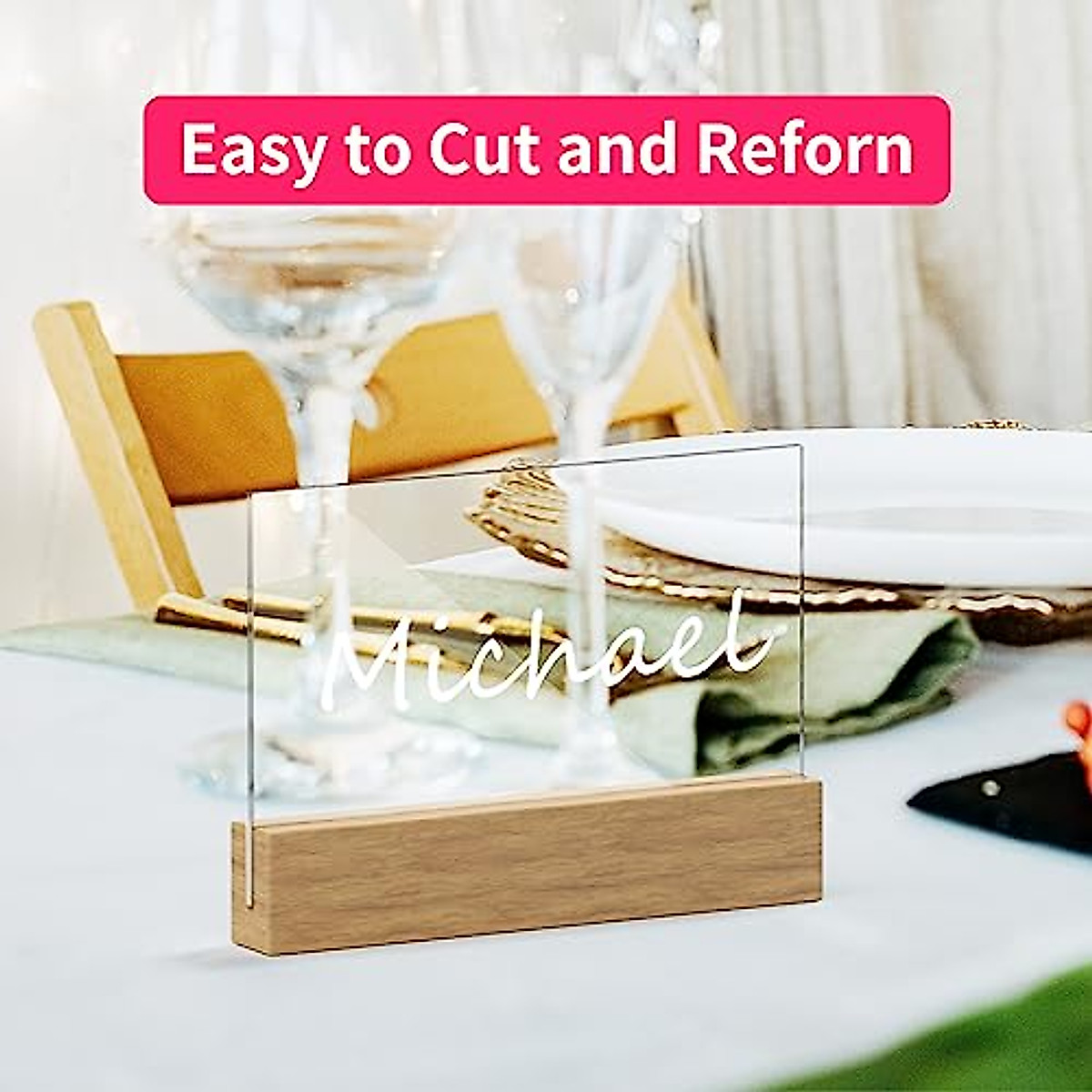 Acrylic Sheets Clear Plexiglass Board 4"x6" 2mm Thick 20 Packs Transparent PET Sheets with Protective Film and Protective Corners for Craft, Sign, Picture Frame Replacement, DIY Display Projects