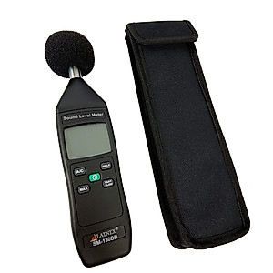 SM-130DB Digital Decibel Meter Reader and Sound Level Meter Type 2 with Calibration Certificate. Measurement Device for Environmental and Mechanical Noise Monitor - Manufacturing, Office, Classroom