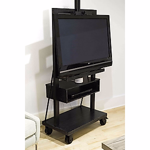 Posh Pollen Cullen Easel Style Entertainment Console - Black