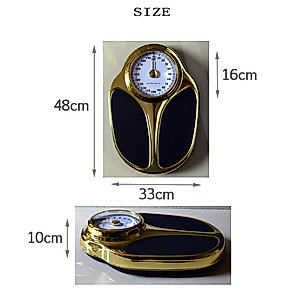 Analog Bath Scale, Mechanical Bathroom Scale, High Accuracy Modern Mechanical Dial Scale, with Skid Surface