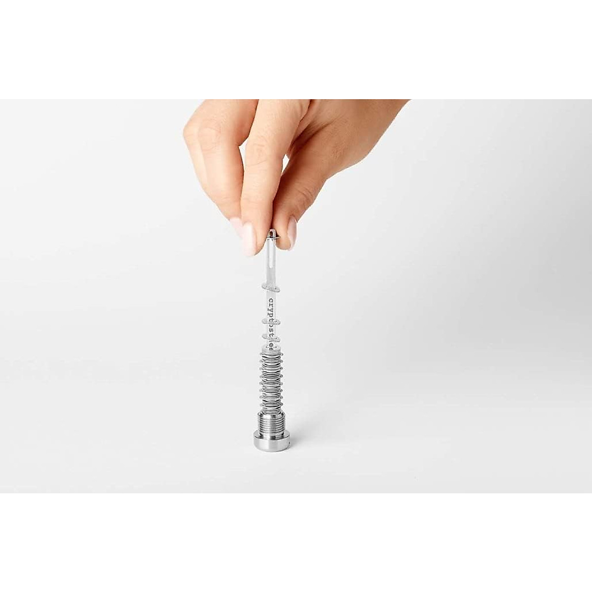 BitcoinMerch.com - Cryptosteel Capsule Duo, AISI 303 Stainless Steel - Mnemonic BIP39 BIP32 SLIP39 Seed Key Backup Cryptocurrency Crypto Bitcoin BTC Litecoin LTC Ethereum ETH