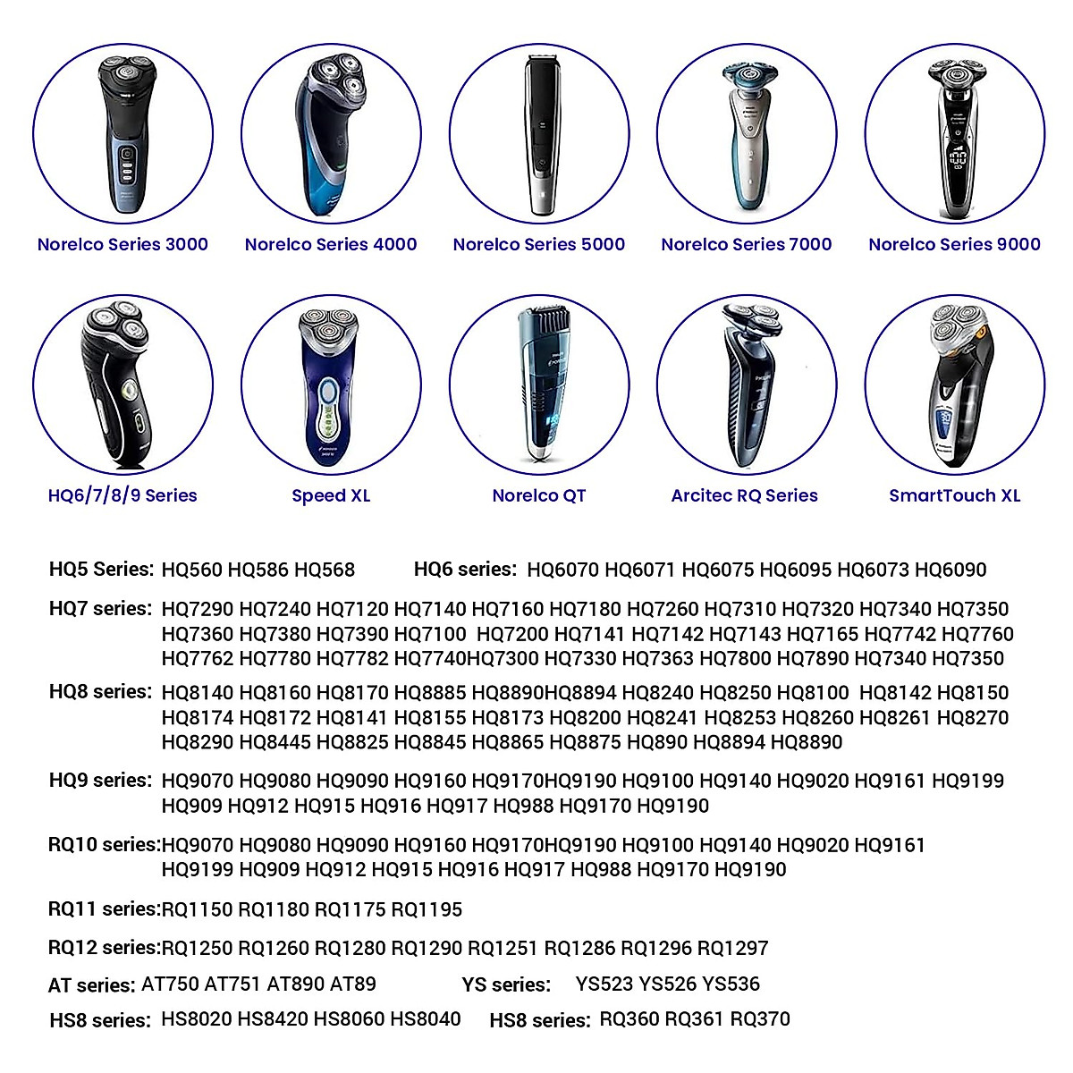 HQ8505 Norelco Charger Cord Fit for Philips Norelco HQ8505 7000 5000 3000 Series mg5750 mg7790 Electric Shaver Beard Trimmer Adapter Power Supply Charging Cord 15V AC Adapter Power Supply Cord