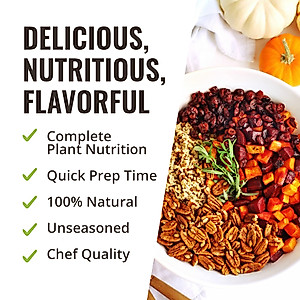 4 Packs x 14 ounces Rice Variety Pack Includes Jasmine Thai Rice Trio, Wild Rice Blend, Prairie Blend and Ancient Field Blend, Non Gluten, Non-Gmo, Kosher and Vegan - Floating Leaf