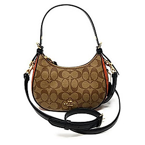 Coach Women's Kleo Hobo (Signature Canvas - Khaki Multi)