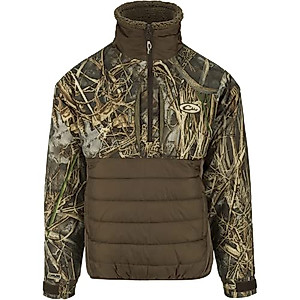 Drake Waterfowl LST Guardian Flex™ Double Down Eqwader™ 1/4 Zip Realtree Timber XLarge