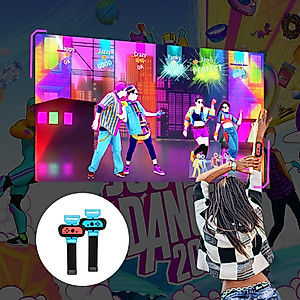 Uxilep for Nintendo Switch Accessories,10 in 1 Switch Sports Accessories Bundle,Family Accessories Kit for Nintendo Switch Sports Games 2023:for Mario Golf,Wrist Bands,Leg Straps,Tennis Rackets