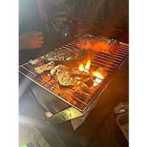 Portable Charcoal Grill, Moclever Space-saving & Foldable BBQ Barbecue Grill, Large Grilling Surface and Capacity Grill for Camping, Travel, Garden, Outdoor