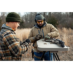 MTM HLST High-Low Shooting Table,Grey/Black