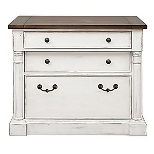 Martin Furniture Durham Lateral File, White