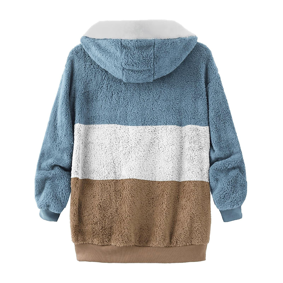 Hoodies Block Sweatshirt Zipper Hoodie Loose Vampire Clothes Halloween Shirts White Blouse for Women Deals of Today Coupons and Promo Codes Cute Stuff Under 5 Dollars