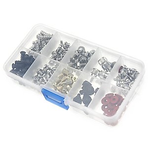 Create idea 228pcs Computer PC Screws Kit with Case for Motherboard Case Fan Hard Disk Notebook