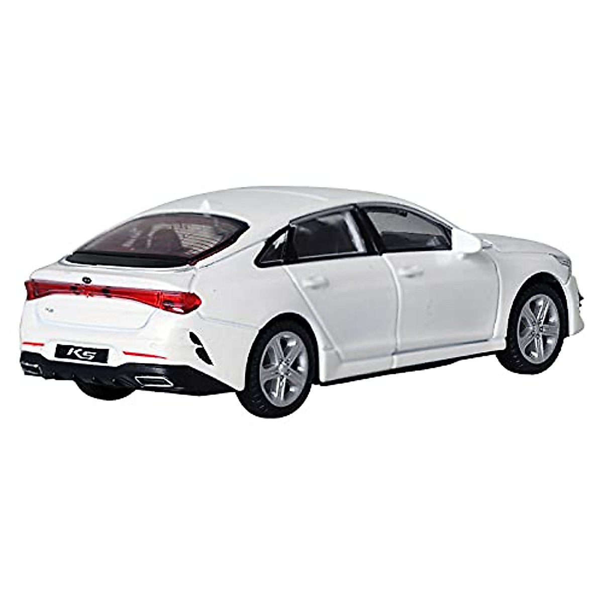 dgboy 1:38 Kia K5 DL3 Snow White Pearl Mini Car Miniatur Car Optima