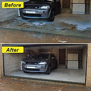 Jin&Bao Universal Garage Door Threshold Seal Strip 20FT Kit, Bottom Waterproof Rubber Weather Stripping Replacement（Green）