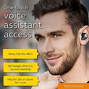 Jabra Elite Active 65t Alexa Enabled True Wireless Sports Earbuds with Charging Case – Copper Blue (Renewed)