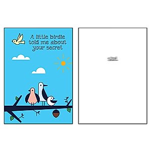 You Are A Slut: Secret Scrooge Mean Greeting Card - Perfect for that person that has done you dirty or just needs to be put in their place