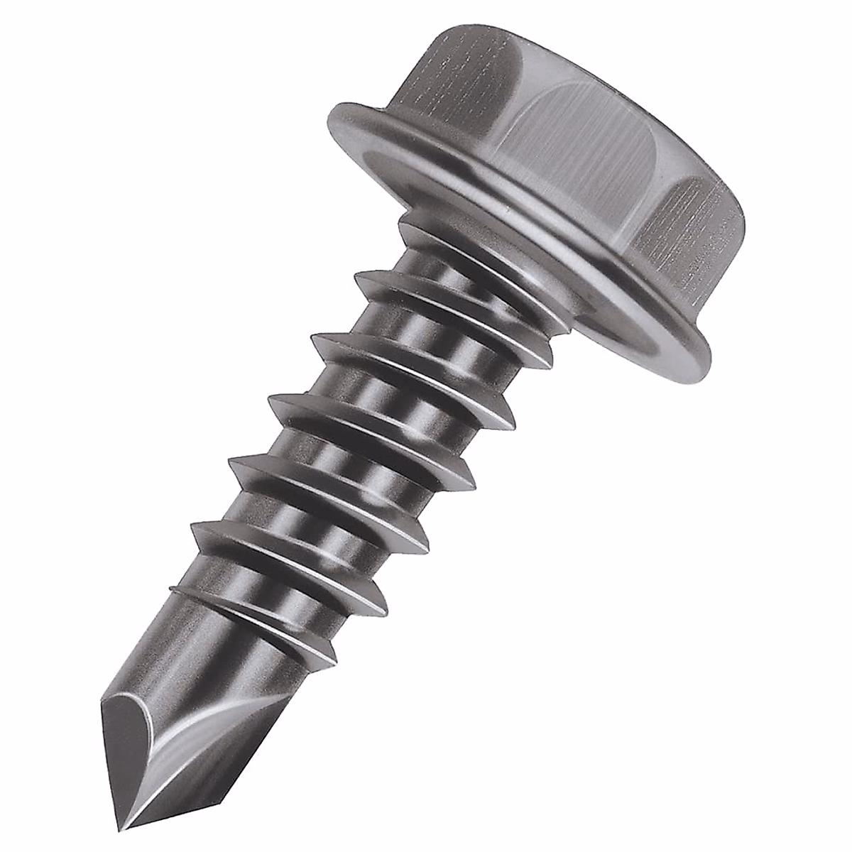 Bit-Tip Drill & Tap Screws – BT131T – Tub of 1000 self-Tapping Sheet Metal Screws – Slotted Hex Head- 8-18 x 1/2 Screw Size – 1/4 Driver Size – Alloy Steel
