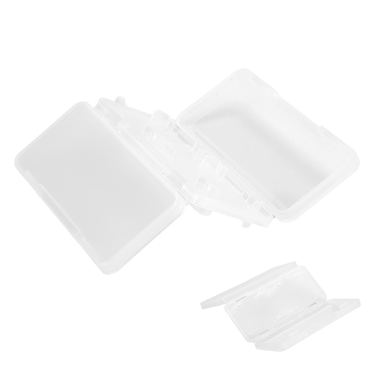 4 in 1 Game Card Case for Switch, Portable Clear Protective Cartridge Holder Carrying Storage Case Box, for Game Cards(Clear)