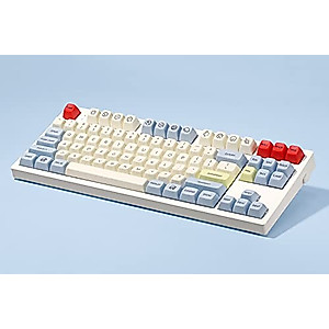 DROP MiTo MT3 Godspeed R2 Keycap Set, PBT Hi-Profile, Cherry MX Compatible with 60%, 65%, 75%, TKL, WKL, and Ortholinear Keyboards (Apollo Base Kit)