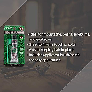 Clubman Moustache Wax Hang Pack Brown 0.5 oz x 3 packs