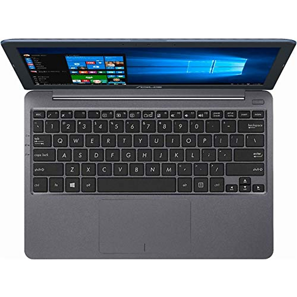 ASUS Thin and Lightweight 11.6 inch HD Premium Laptop with 32GB MicroSD Card | Intel Celeron Dual-core | 2GB Memory | 32GB EMMC Storage | USB-C | WiFi | GbE LAN | HDMI | Windows 10 | Star Gray