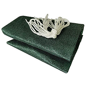 Alion Home 75% Sunblock Garden Net Sun Shade Plant Cover Durable Shade Net Screen for Garden, Greenhouse, Flower, Trees, Fence - Green (6' x 4')