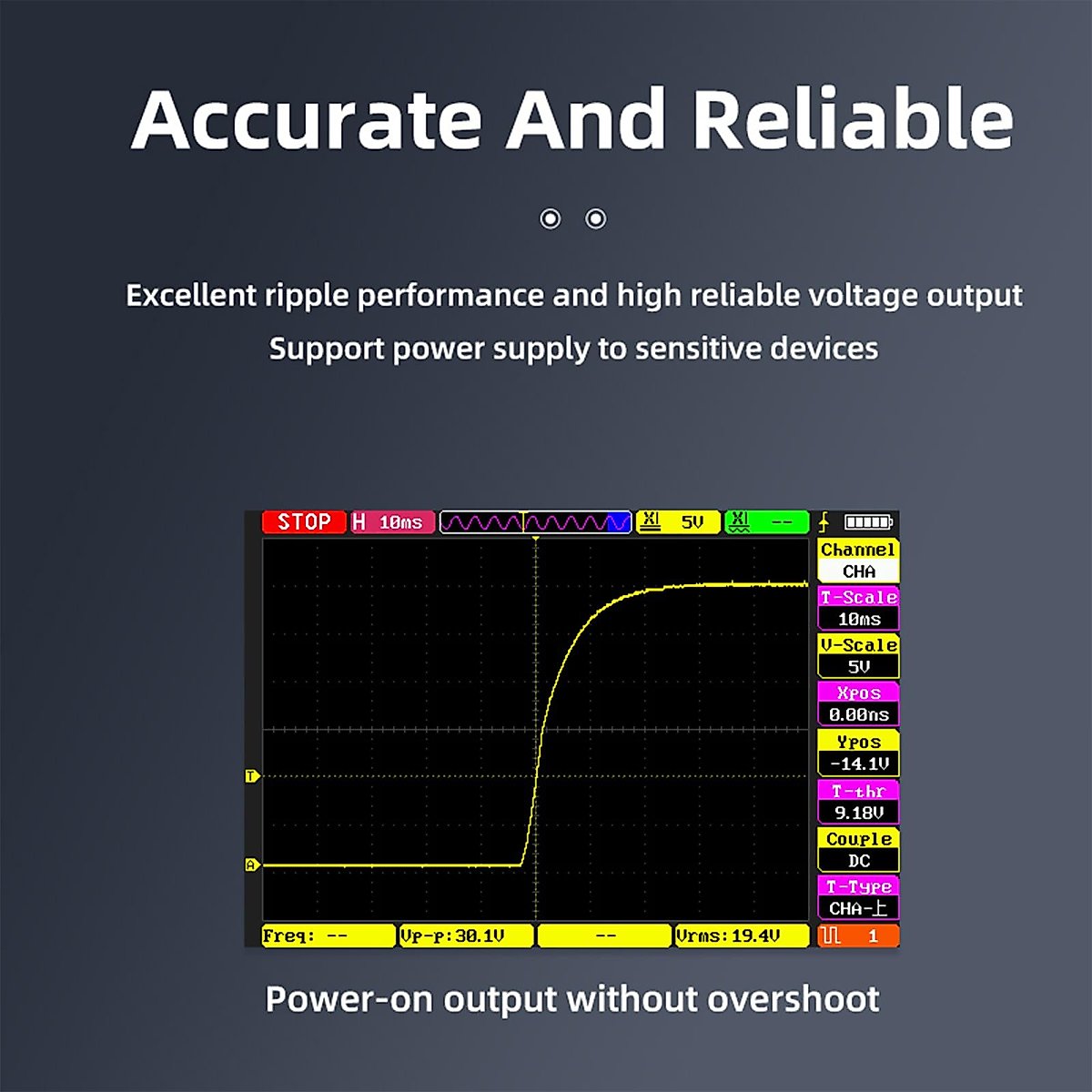 ALIENTEK Adjustable Power Supply,DC Power Supply Variable DP100 100W 30V 5A lab Power Supply, High Precision Regulated Digits Display Mini Portable Bench Power Voltage Regulator Switch