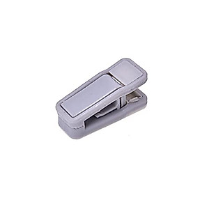 100 Quality Plastic Finger Clips for Hangers, Pants Hanger Clips, Strong Pinch Grip Clips for Use with Slim-line Clothes Hangers, Clips for Velvet or Non-Velvet Hangers (Gray, 100)