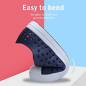 seannel Kids Water Shoes Slip-On Sneaker Lightweight Breathable Sandal Outdoor & Indoor-U821STLXS001-New Blue-30