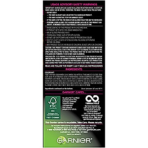 Garnier Olia Ammonia Free Permanent Hair Color, 100% Gray Coverage (Packaging May Vary), 6.43 Light Natural Auburn, Red Hair Dye, Pack of 1