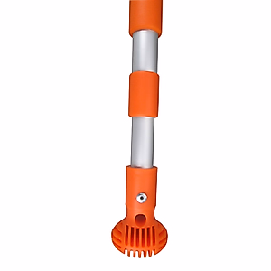 Pactrade Marine Boat Kayak Raft Mini Telescopic 21'' - 42'' Paddle Orange Blade Round Grip No Direction Limit