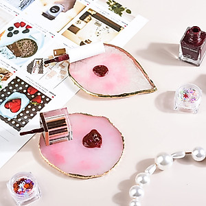 1 Piece Nail Art Palette Nail Polish Palette Mixing Palette Makeup Plate Nail Plates for Nail Art Nail Tip Holder Nail Art Display