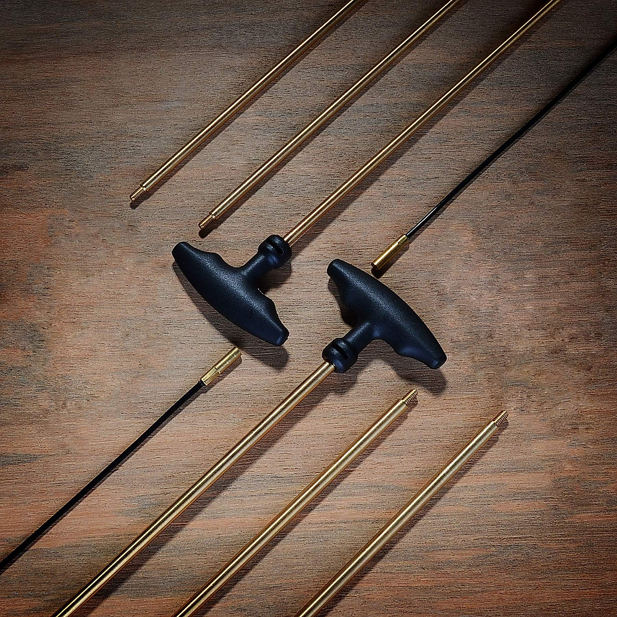 Raiseek Shotgun Cleaning Kit for 12 and 20 Gauge Gun Cleaning Kit Bronze Bristles Brush and Cotton Mop