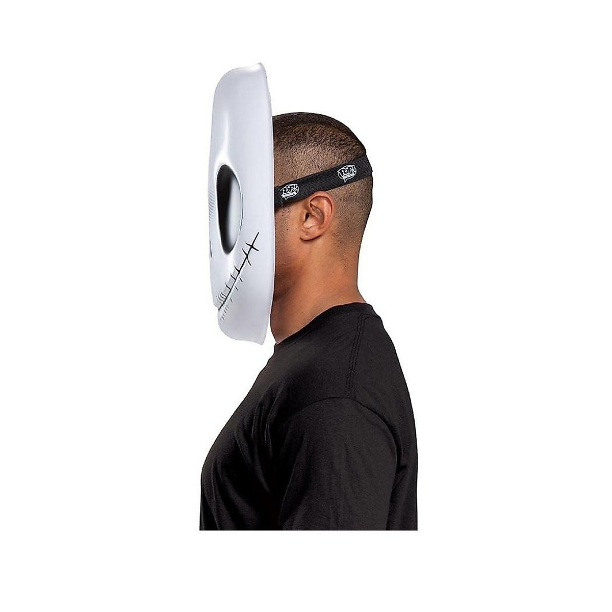 Disguise Jack Skellington Pop! Mask, Funko The Nightmare Before Christmas Mask Costume Accessory, Pumpkin King Inspired Half Mask for All Ages, Regular fit, Oversize look