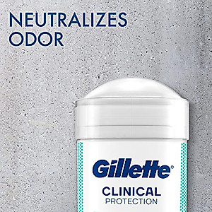 Gillette Men’s Clinical Strength Antiperspirant and Deodorant, 72-Hour Sweat Protection, Ultimate Fresh Soft Solid, #1 Clinical Brand For Men, 1.7 oz (Pack of 3)