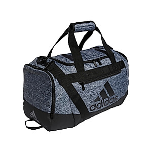 adidas Defender 4 Small Duffel Bag, Jersey Onix Grey/Black, One Size