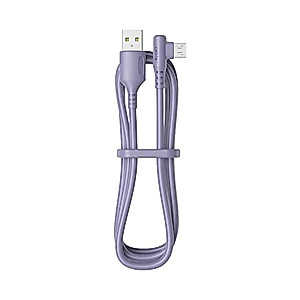 BGNTBUK Charger 10ft USB Cable Right Angle 90° Elbow Liquid Micro USB 3A Fast Charging Cable Lighting Cable