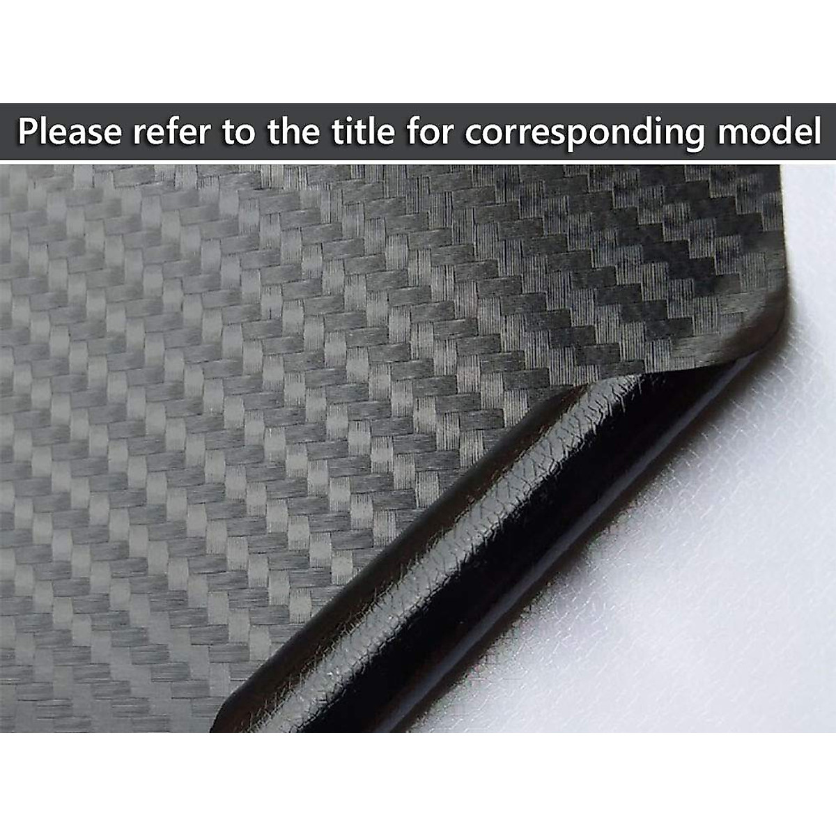 Puccy 2 Pack Back Protector Film, compatible with Toshiba Satellite Radius 12 12.5" Laptop Black Carbon Fiber Guard Cover Skin （ Not Tempered Glass Front Screen Protectors ）