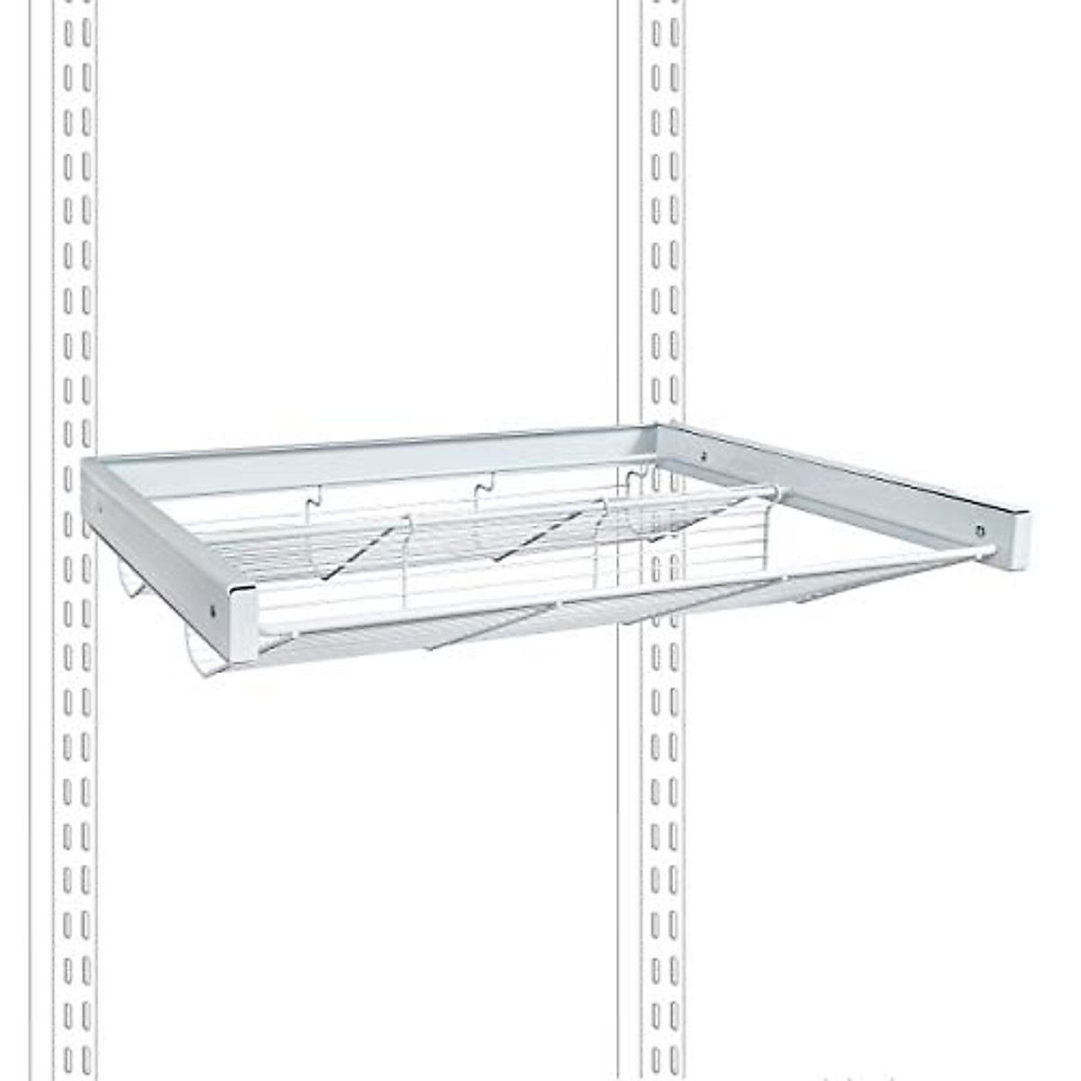 Organized Living freedomRail Reveal Shoe Shelf - White