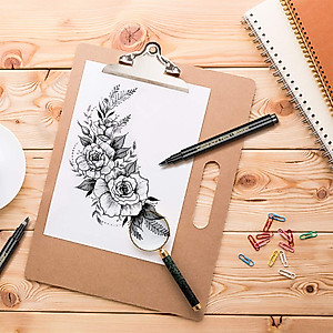 AKARUED Calligraphy Pens kits for Beginners - 6 Pack Calligraphy Pen, Modern Caligraphy Brush Pen Set for Writing, Journaling, Drawing, Letter for Adults, Markers, Hand Lettering Pens, Back To School