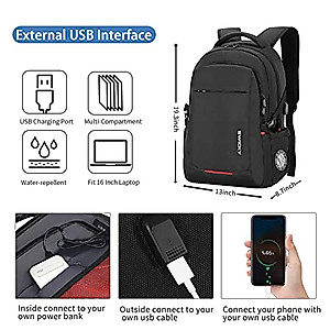 SWICKY 81669 Carry-on Water Repellent USB Port Luggage Strap Anti Theft Zip Airflow Back Panel Travel Work Laptop Backpack (Camouflage, 16 Inch)