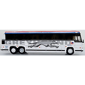 MCI MC9 Coach Diecast Bus Greyhound Lines 1:87-HO Scale Iconic Replicas New in The Box, Green