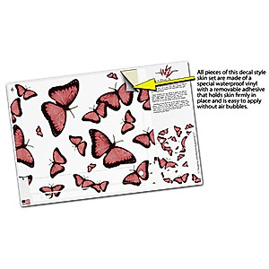 WraptorSkinz Decal Vinyl Skin Wrap Compatible with Xbox One X Console and Controller - Butterflies Pink