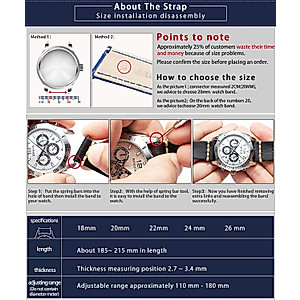 Rubbing Leather Smartwatch Bands Compatible with Samsung Galaxy 46mm/Gear S3/Watch 3 45mm,Huawei Watch GT 2/Pro/Classic,Amazfit GTR 47mm/GTR 2 6 Colors Retro Leather Smartwatch Straps 22mm