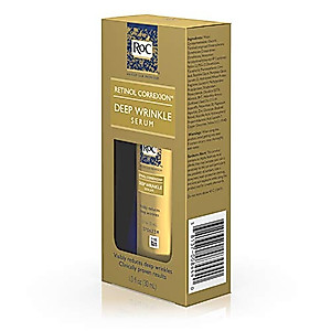 RoC Retinol Correxion Deep Wrinkle Facial Serum, Anti-Wrinkle Treatment Made with Retinol, 1 fl. oz