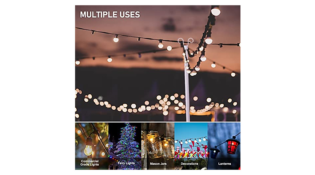 Fly Hawk Outdoor String Lights Poles for Garden & Events | Durable ...