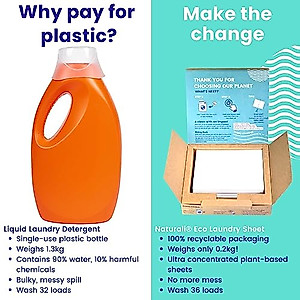 "Naturali Eco Travel Laundry Detergent Sheets - 5-Pack: Compact, Convenient, Cruise Ship Essentials; Sink & Hand Wash Soap; Must-Have for International & European Travel