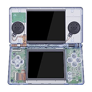 eXtremeRate Glacier Blue Replacement Full Housing Shell for Nintendo DS Lite, Custom Handheld Console Case Cover with Buttons, Screen Lens for Nintendo DS Lite NDSL - Console NOT Included
