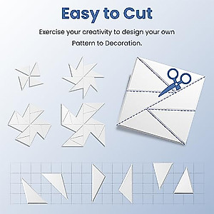 18 pack Acoustic Panels With Self-Adhesive, 12"X 12"X 0.4"Sound Proof Foam Panels, Sound Panels High Density, Soundproof Wall Panels for Home Studio Office-White