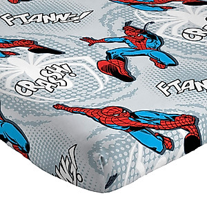 Marvel Spiderman 'Jump Kick' 3 Piece Twin Sheet Set