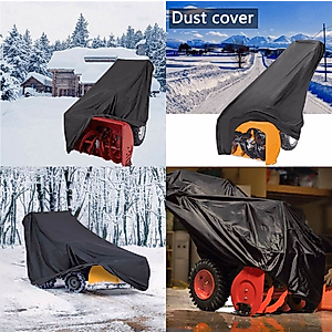 UCARE Snow Thrower Cover Waterproof Dustproof Snow Blower Covers for Most Electric Two-Stage Snow Throwers (M: 47.24x31.89x40.16 in/ 120x81x102 cm)